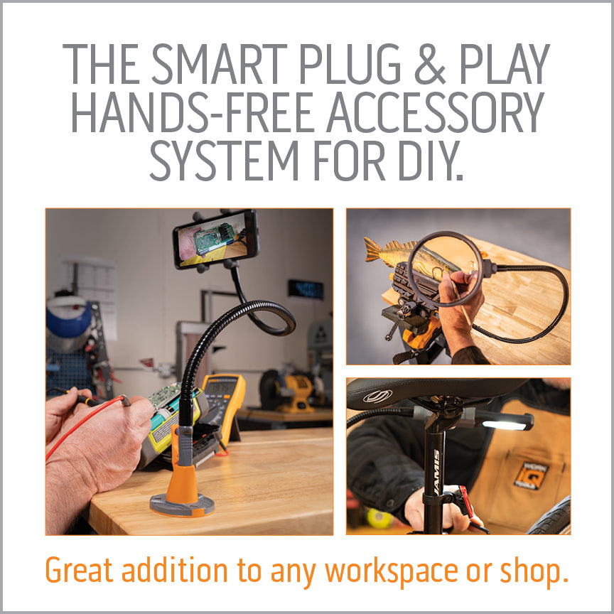 IQ Connect™ Hands-Free Accessory System (With 3 Bench Mounts) – Work IQ ...