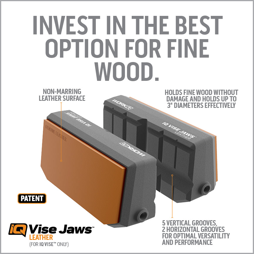 IQ Vise Jaws™ – Leather – Work IQ Tools
