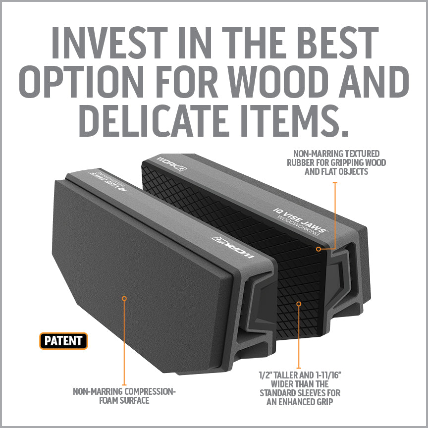 IQ Vise Jaws™ – Woodworking – Work IQ Tools